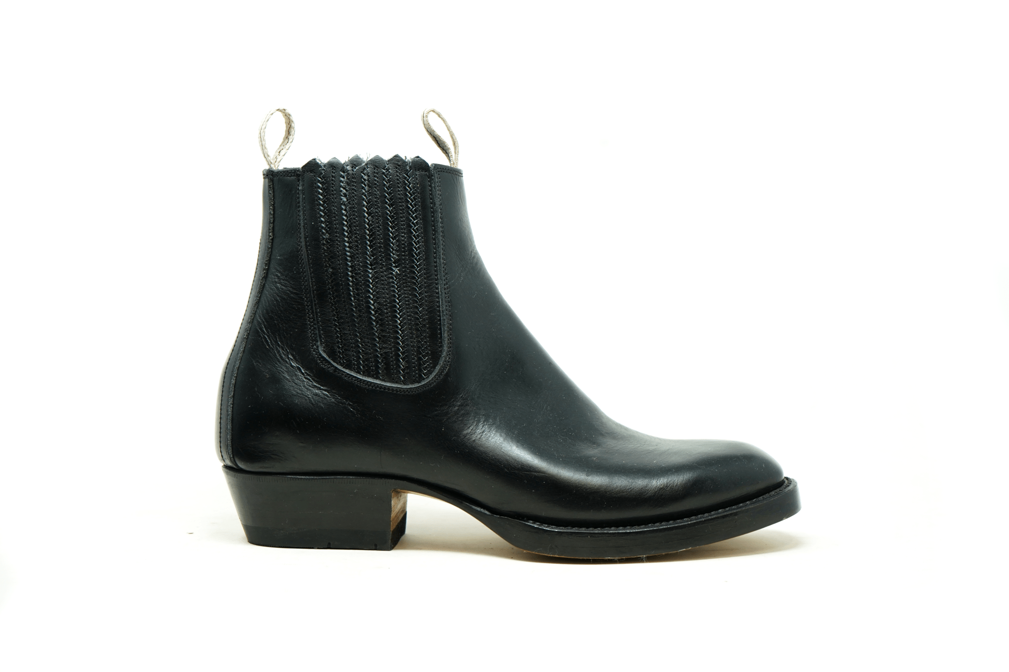 Handcrafted Mexican Western Boot - El Torino Black – Unmarked