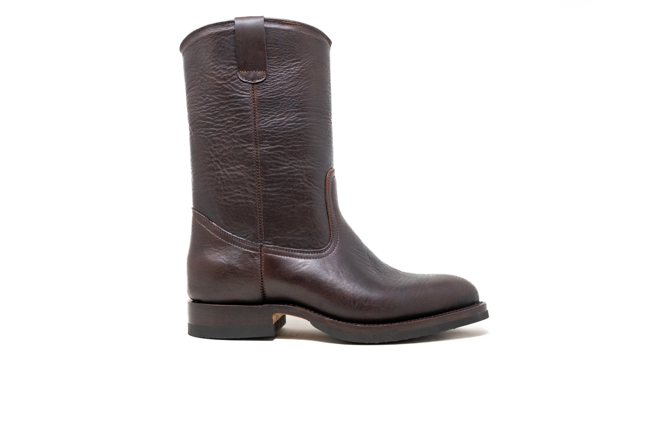 Lechuguera Boots – Rugged Dark Brown Biker Edition – Unmarked